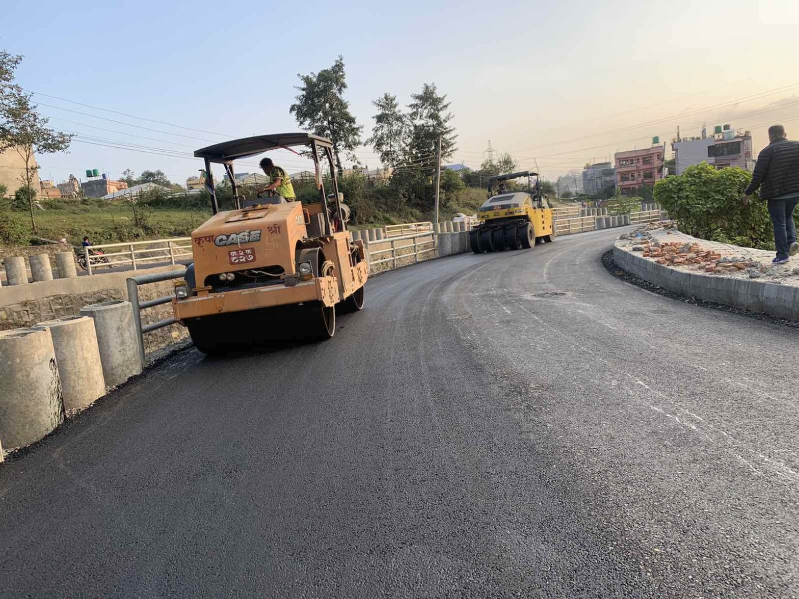 Construction of Sewer line, Asphalt Paving, Railing, Footpath and Road ...