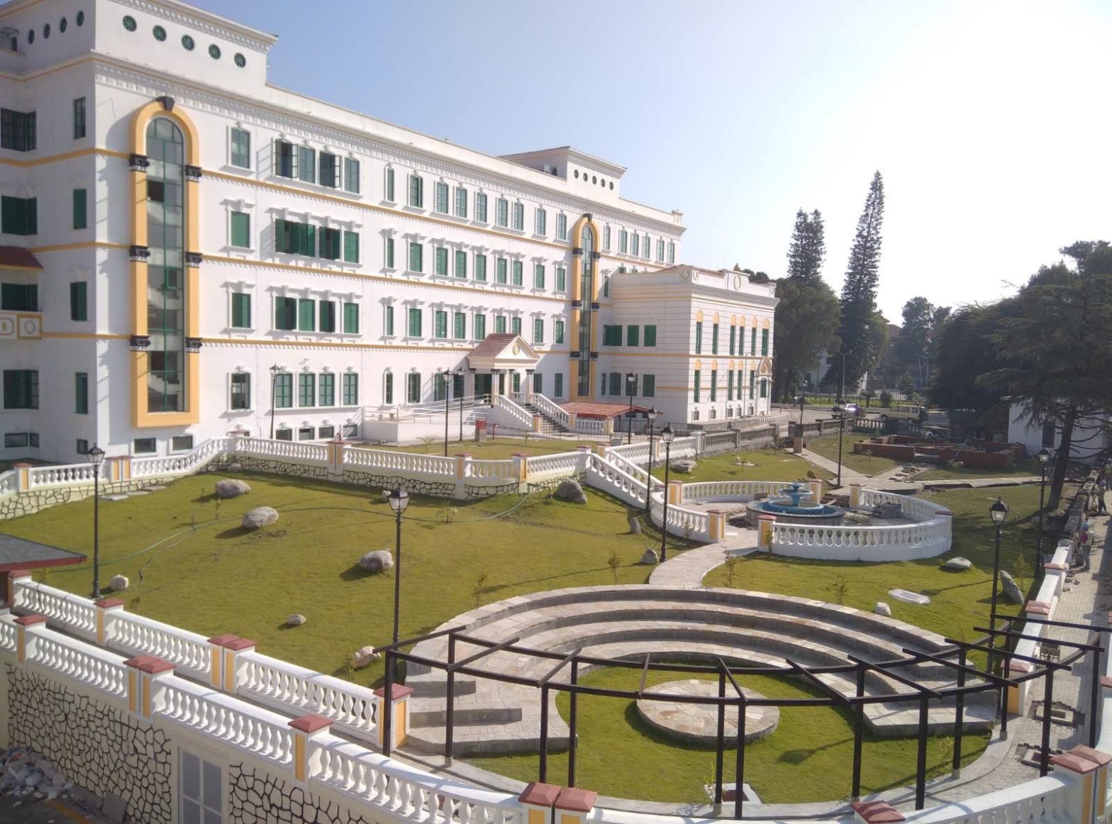 Construction of Nepal Rastra Bank, Central Office Building, Baluwatar ...